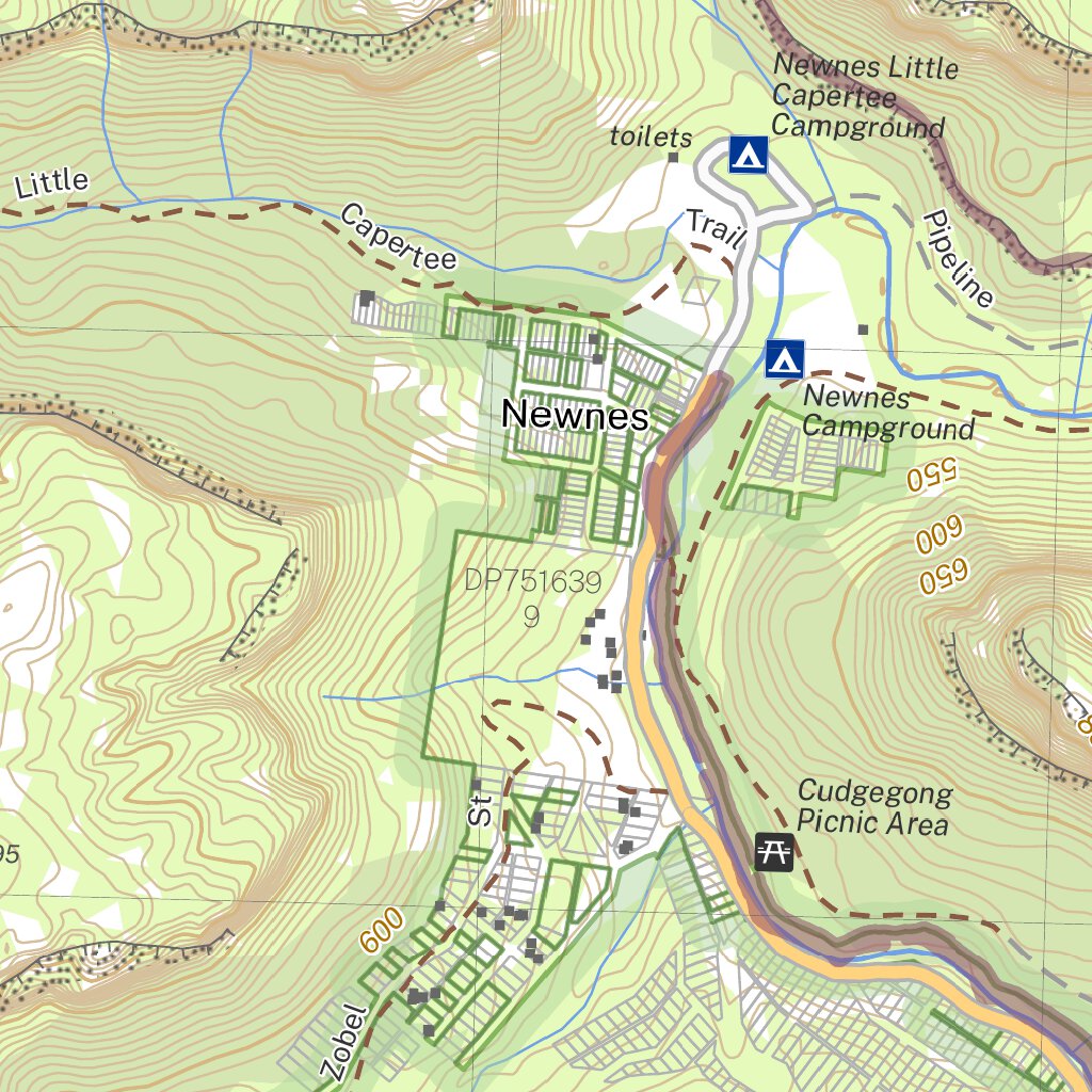 Ben Bullen 8931-4S Map by NSW Government Spatial Services | Avenza Maps