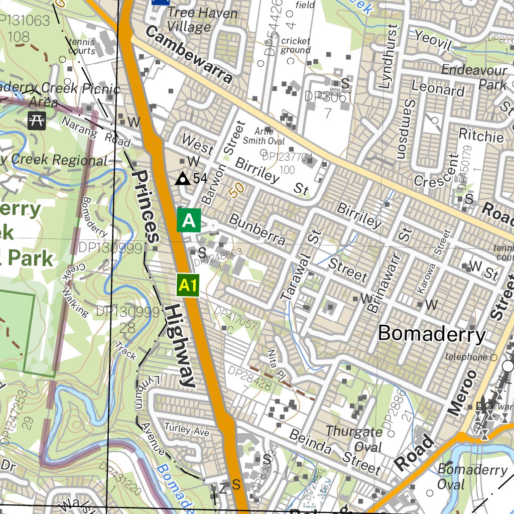 Berry 9028-3N Map by NSW Government Spatial Services | Avenza Maps