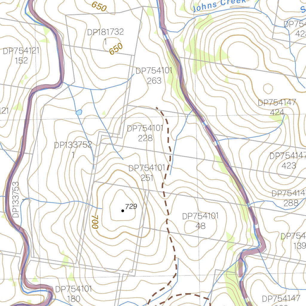 Bevendale 8728-4N Map by NSW Government Spatial Services | Avenza Maps
