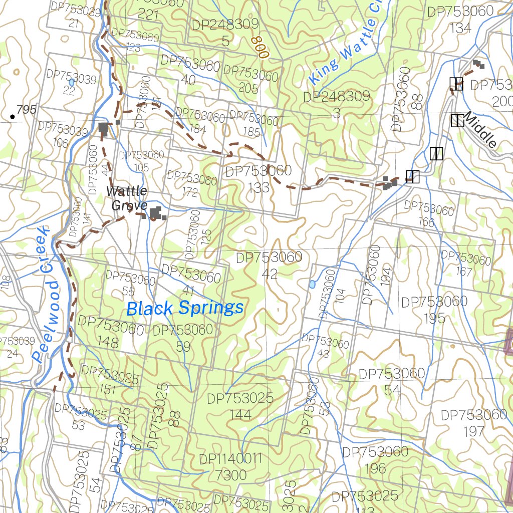 Bigga 8729-N Map by NSW Government Spatial Services | Avenza Maps