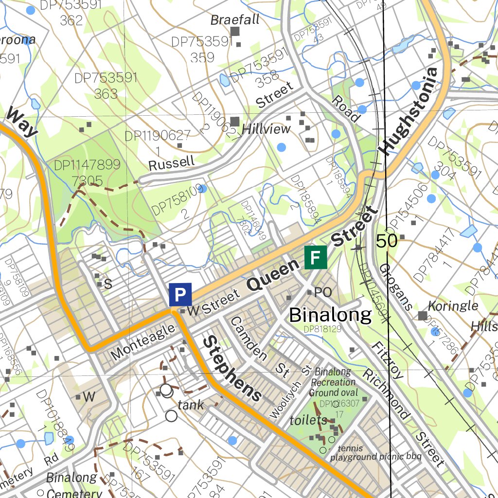 Binalong 8628-4S Map by NSW Government Spatial Services | Avenza Maps