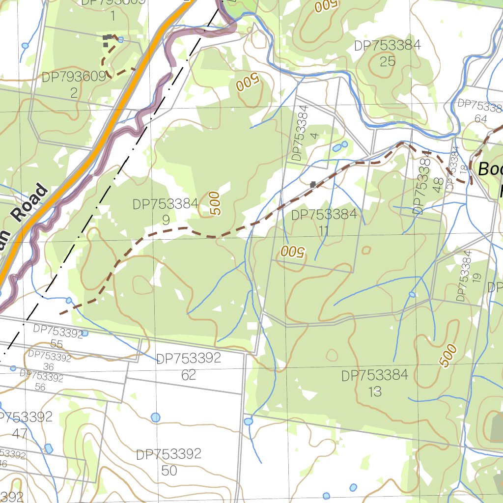 Binnaway 8734-N Map by NSW Government Spatial Services | Avenza Maps