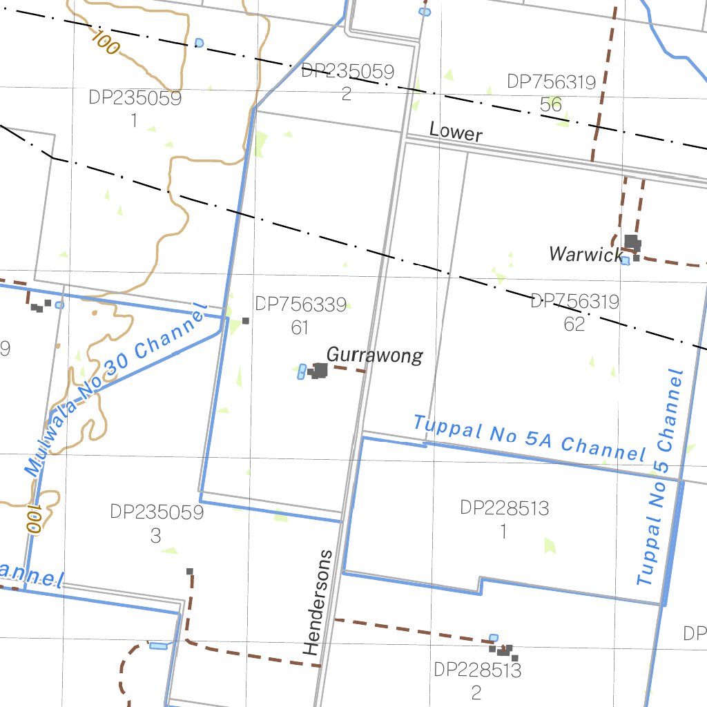 Blighty 7926-N Map by NSW Government Spatial Services | Avenza Maps