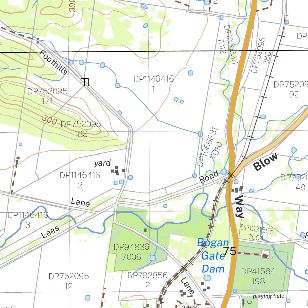 Bogan Gate 8431-N Map by NSW Government Spatial Services | Avenza Maps