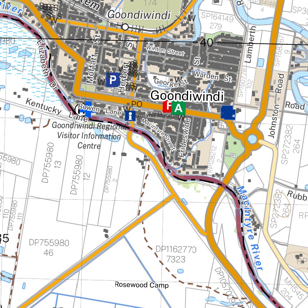 Boggabilla 8940-N Map by NSW Government Spatial Services | Avenza Maps