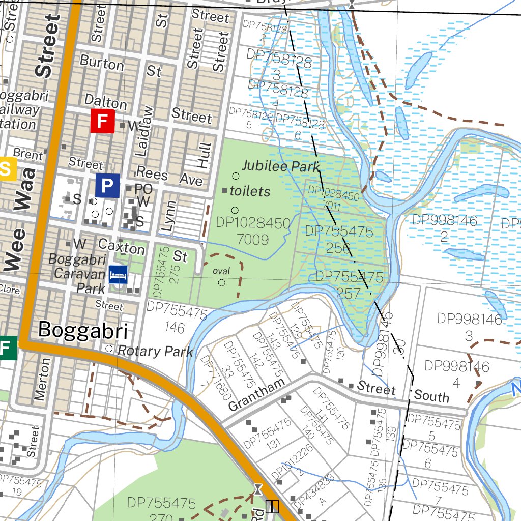 Boggabri 8936-4S Map by NSW Government Spatial Services | Avenza Maps