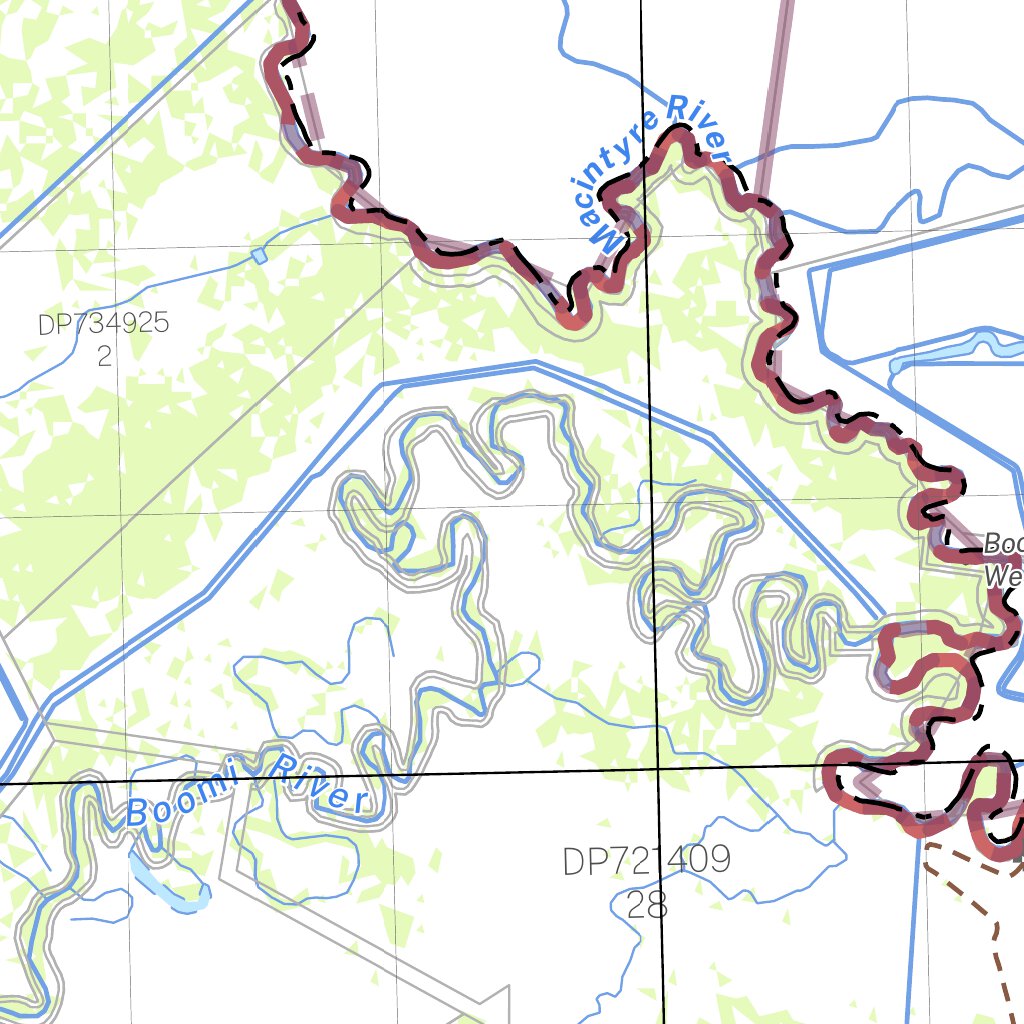 Boomi 8840-N Map by NSW Government Spatial Services | Avenza Maps