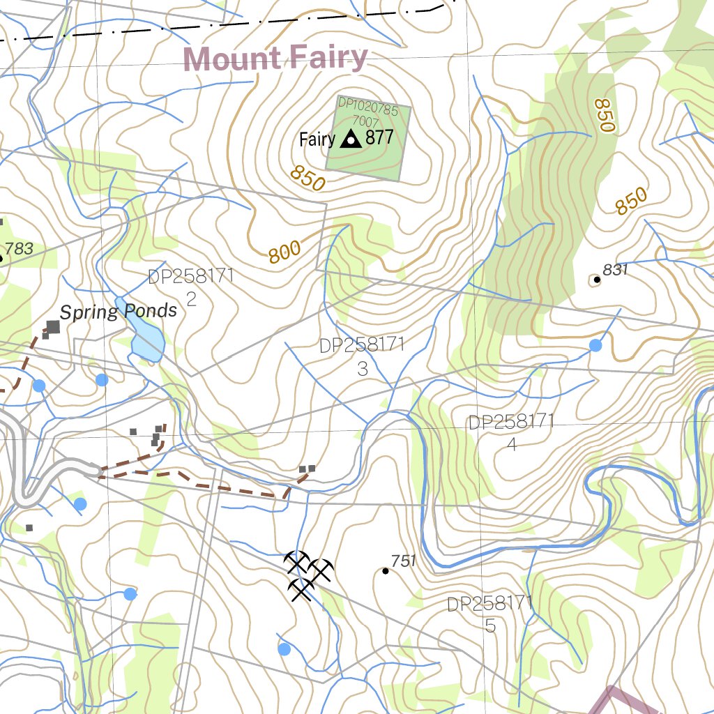 Boro 8827-4S Map by NSW Government Spatial Services | Avenza Maps