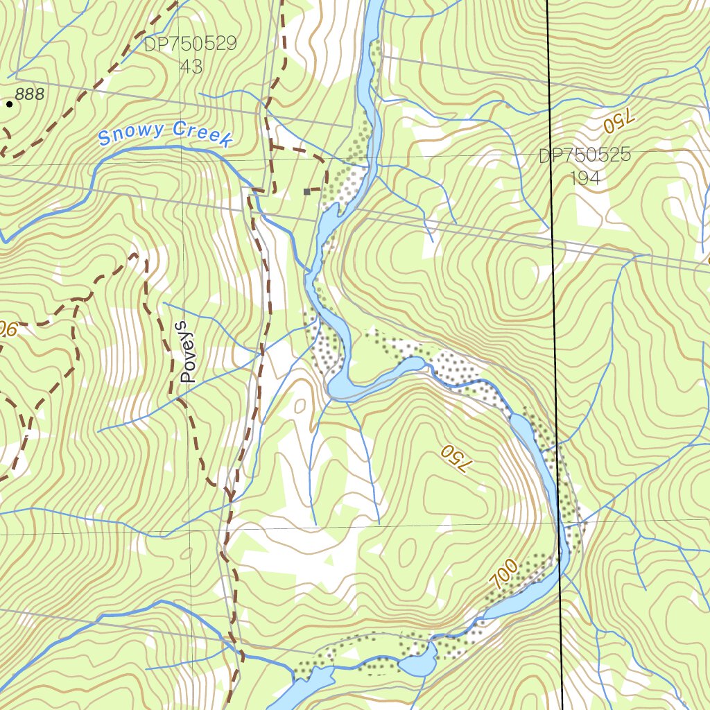 Bredbo 8726-3S Map by NSW Government Spatial Services | Avenza Maps
