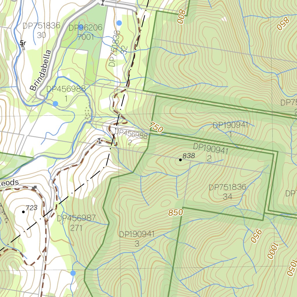 Brindabella 8627-3S Map by NSW Government Spatial Services | Avenza Maps