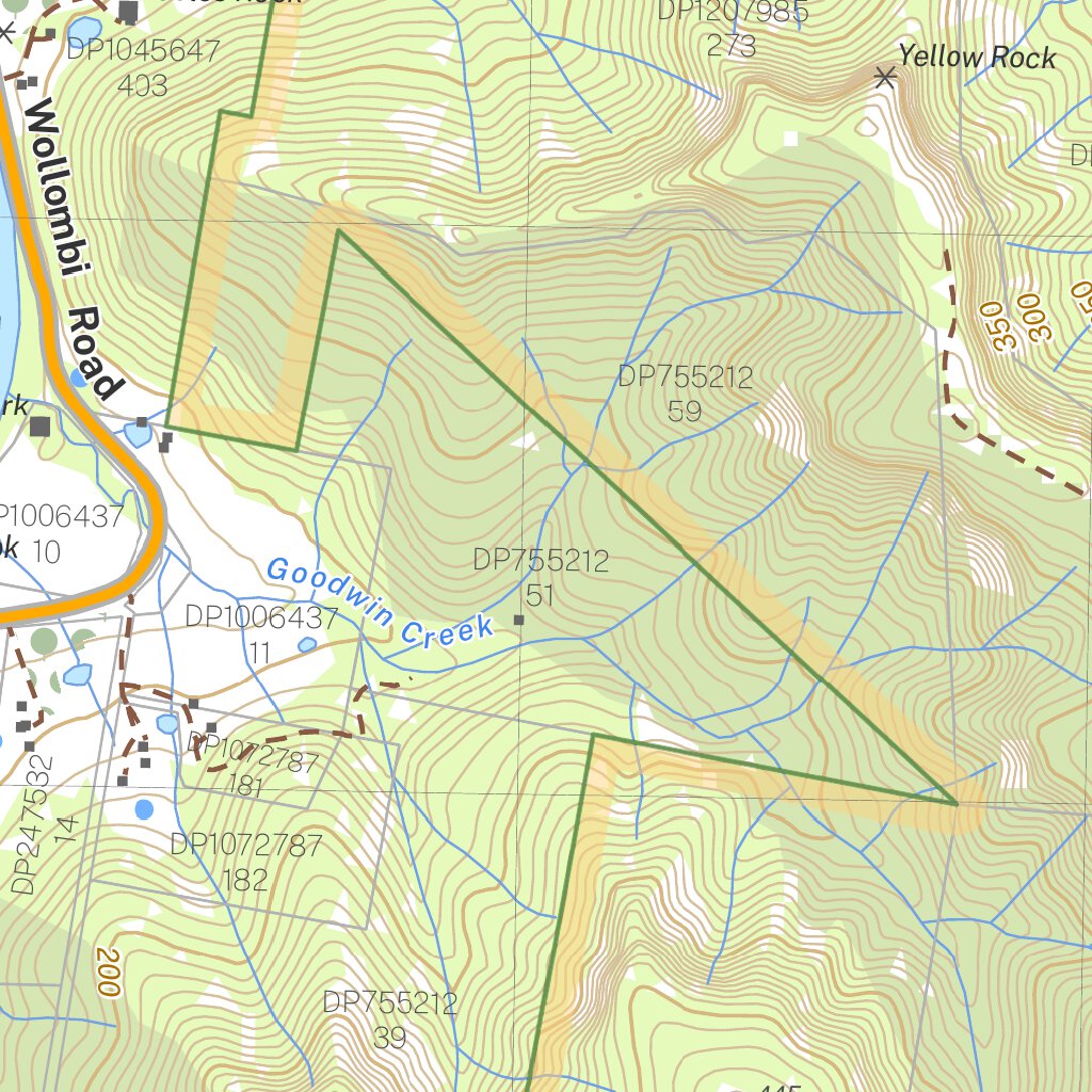 Broken Back 9132-3N Map by NSW Government Spatial Services | Avenza Maps