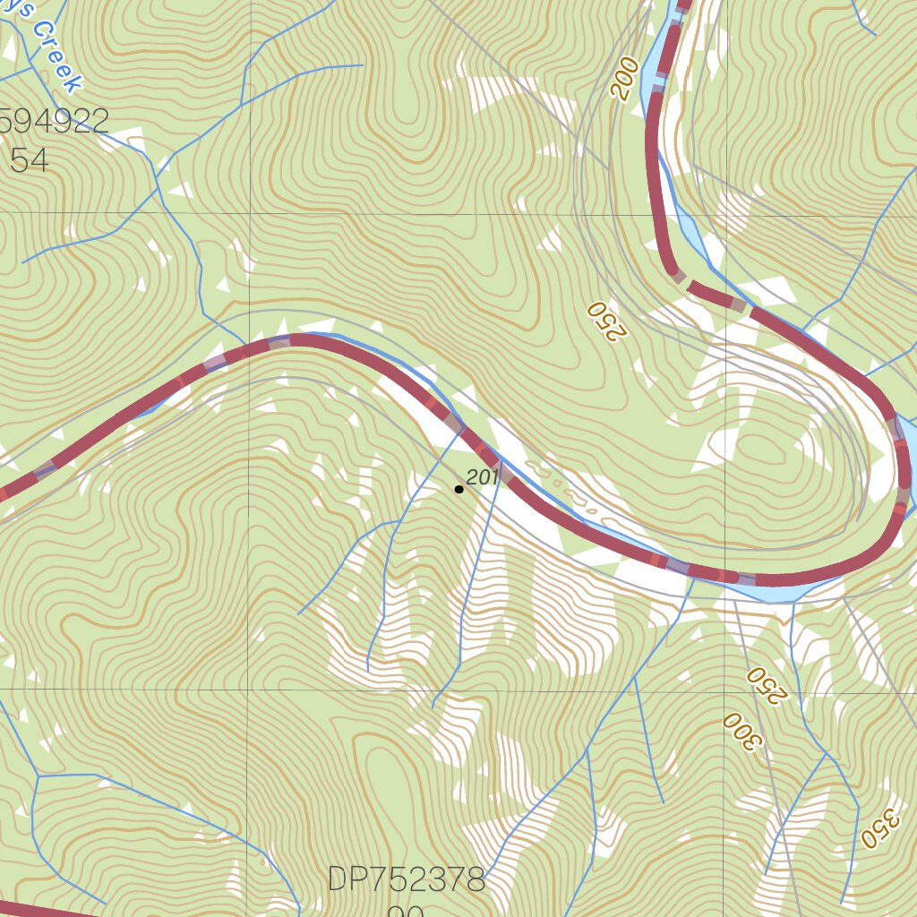 Bulldog Rock 9339-1N Map by NSW Government Spatial Services | Avenza Maps