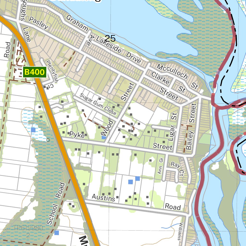 Bundalong 8125-4N Map by NSW Government Spatial Services | Avenza Maps
