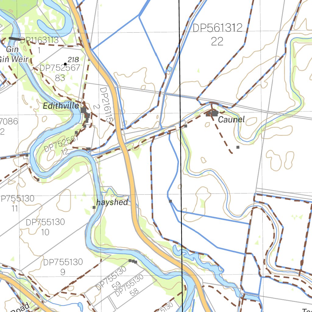 Bundemar 8534-S Map by NSW Government Spatial Services | Avenza Maps
