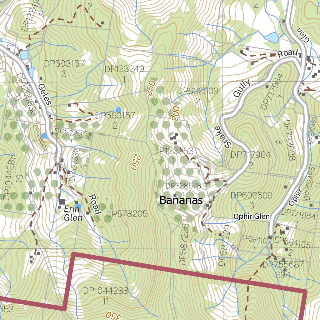 Burringbar 9541-2S Map by NSW Government Spatial Services | Avenza Maps