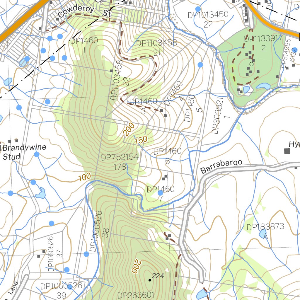 Cobargo 8825-2S Map by NSW Government Spatial Services | Avenza Maps