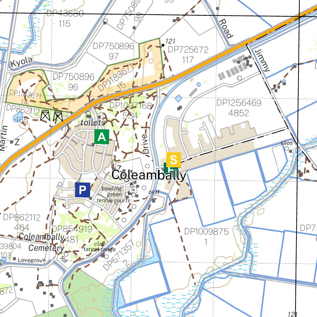 Coleambally 8028-S Map by NSW Government Spatial Services | Avenza Maps
