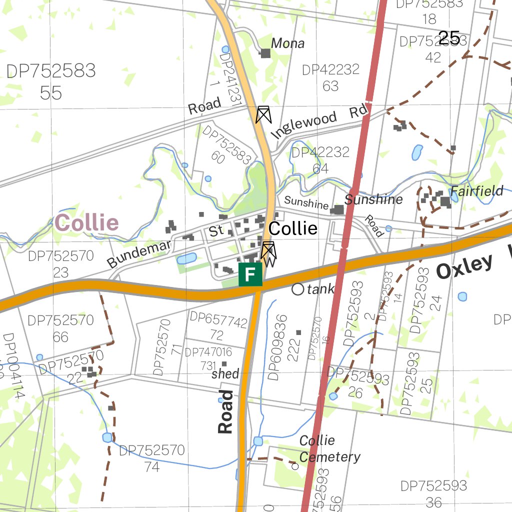 Collie 8534-N Map by NSW Government Spatial Services | Avenza Maps