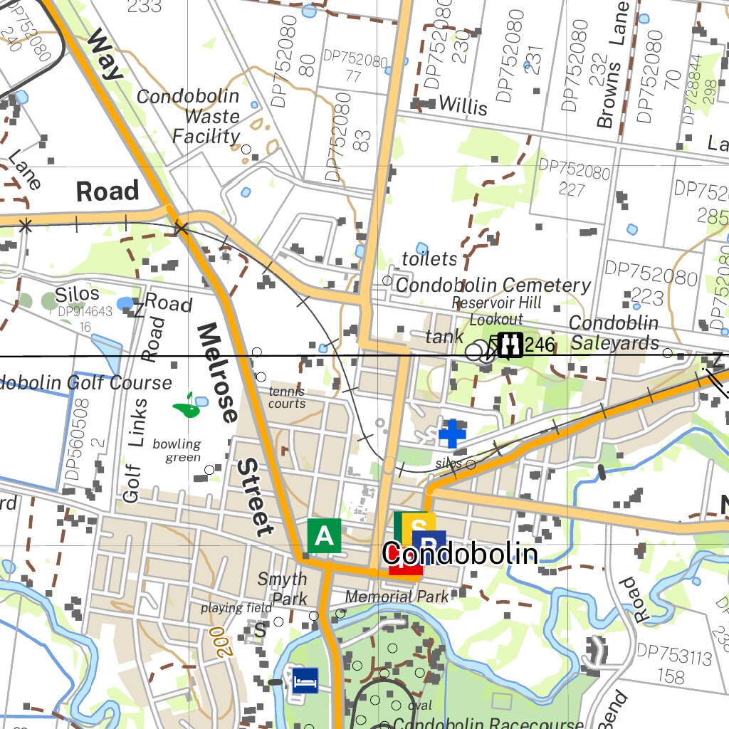 Condobolin 8331-N Map by NSW Government Spatial Services | Avenza Maps