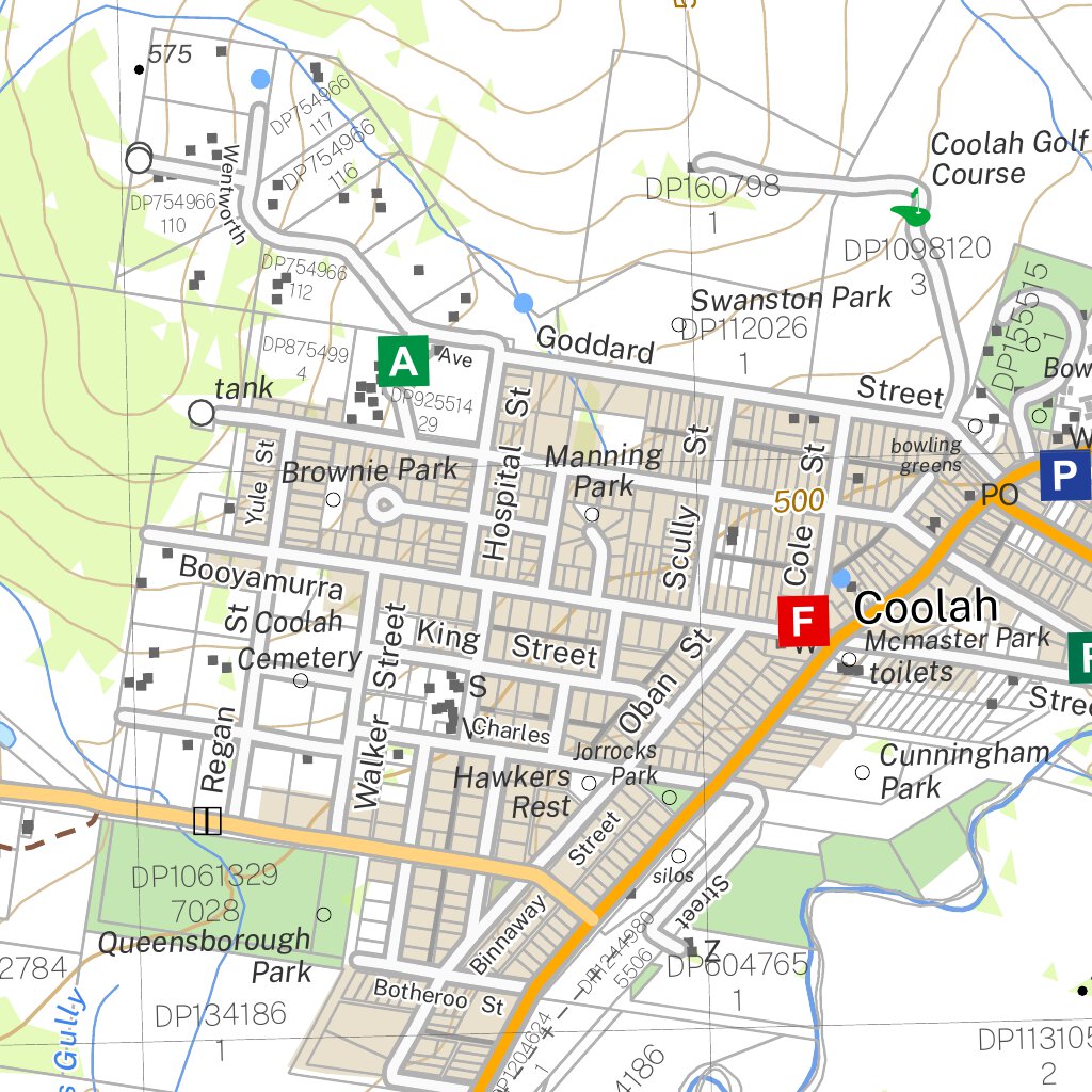 Coolah 8834-3N Map by NSW Government Spatial Services | Avenza Maps