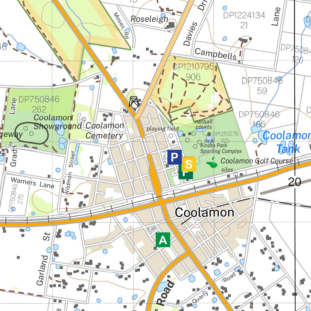 Coolamon 8328-S Map by NSW Government Spatial Services | Avenza Maps