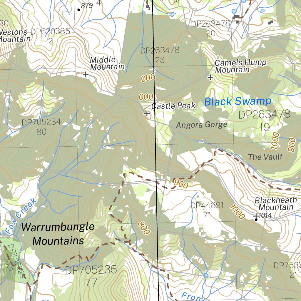 Coonabarabran 8735-S Map by NSW Government Spatial Services | Avenza Maps