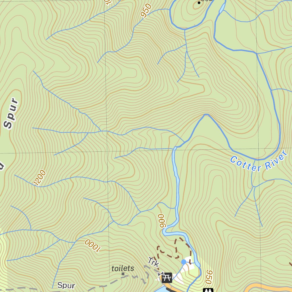 Corin Dam 8626-1N Map by NSW Government Spatial Services | Avenza Maps