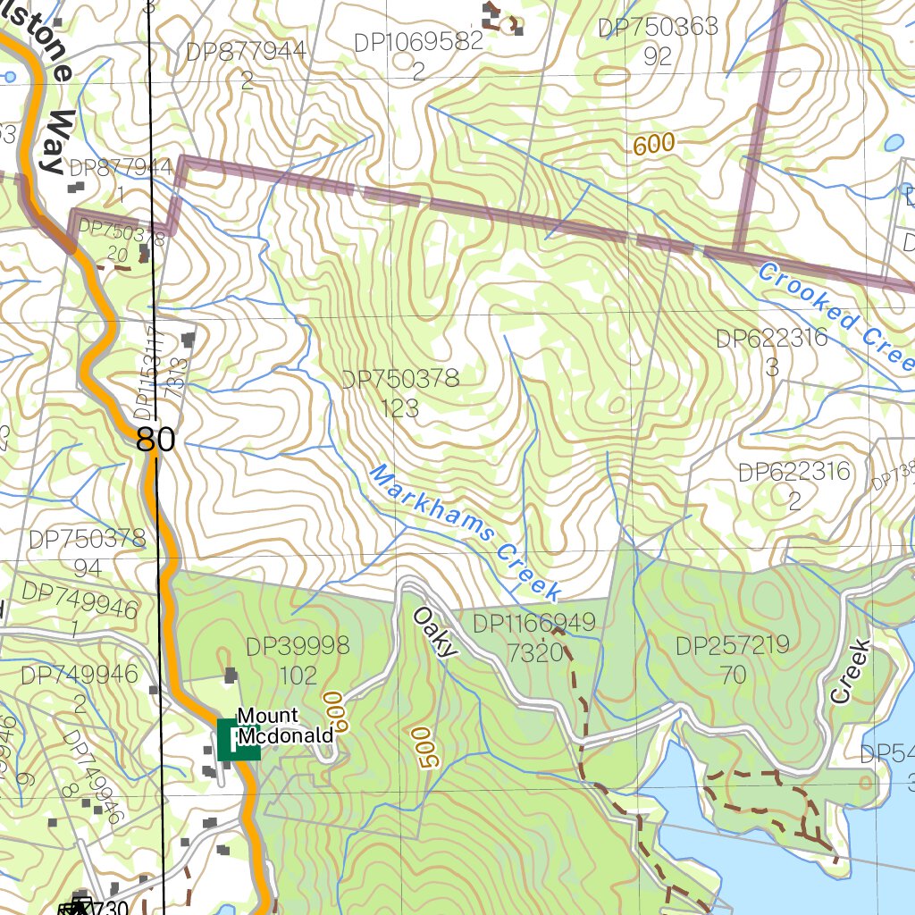Cowra 8630-S Map by NSW Government Spatial Services | Avenza Maps