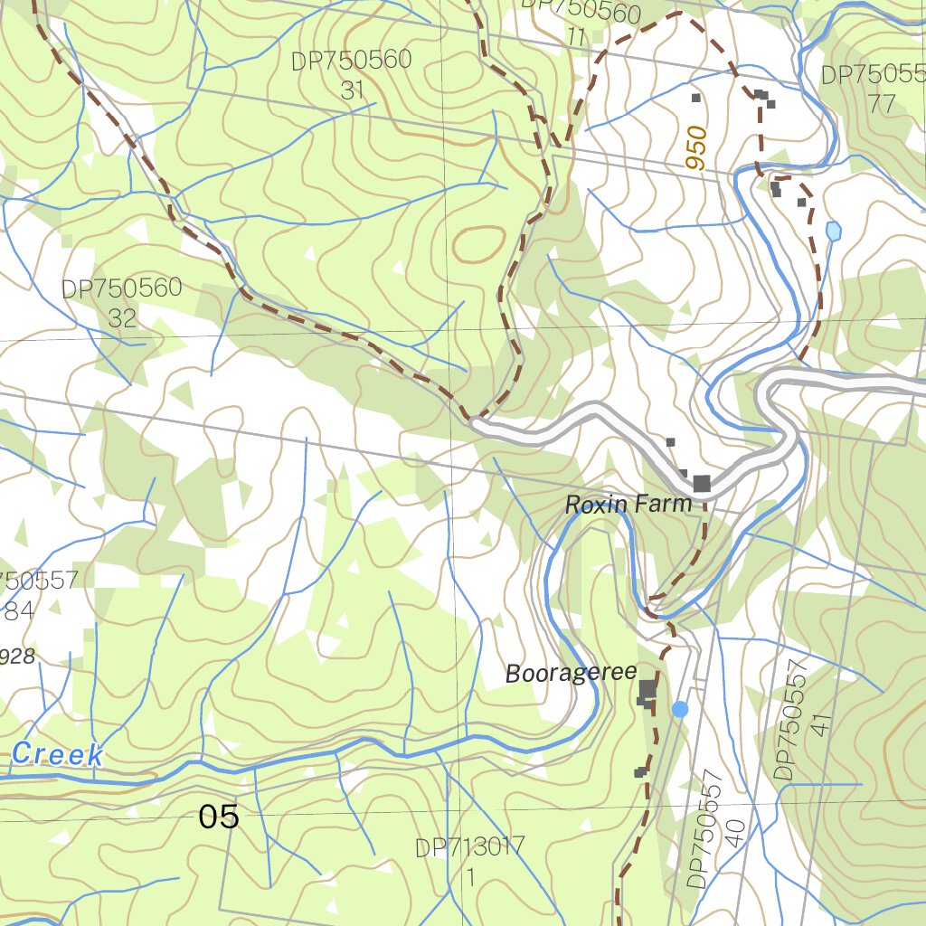 Cowra Creek 8725-1N Map by NSW Government Spatial Services | Avenza Maps