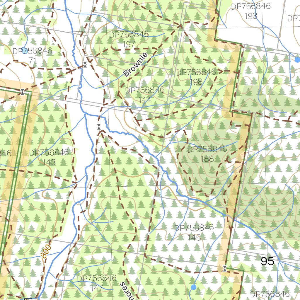Craigie 8723-4N Map by NSW Government Spatial Services | Avenza Maps