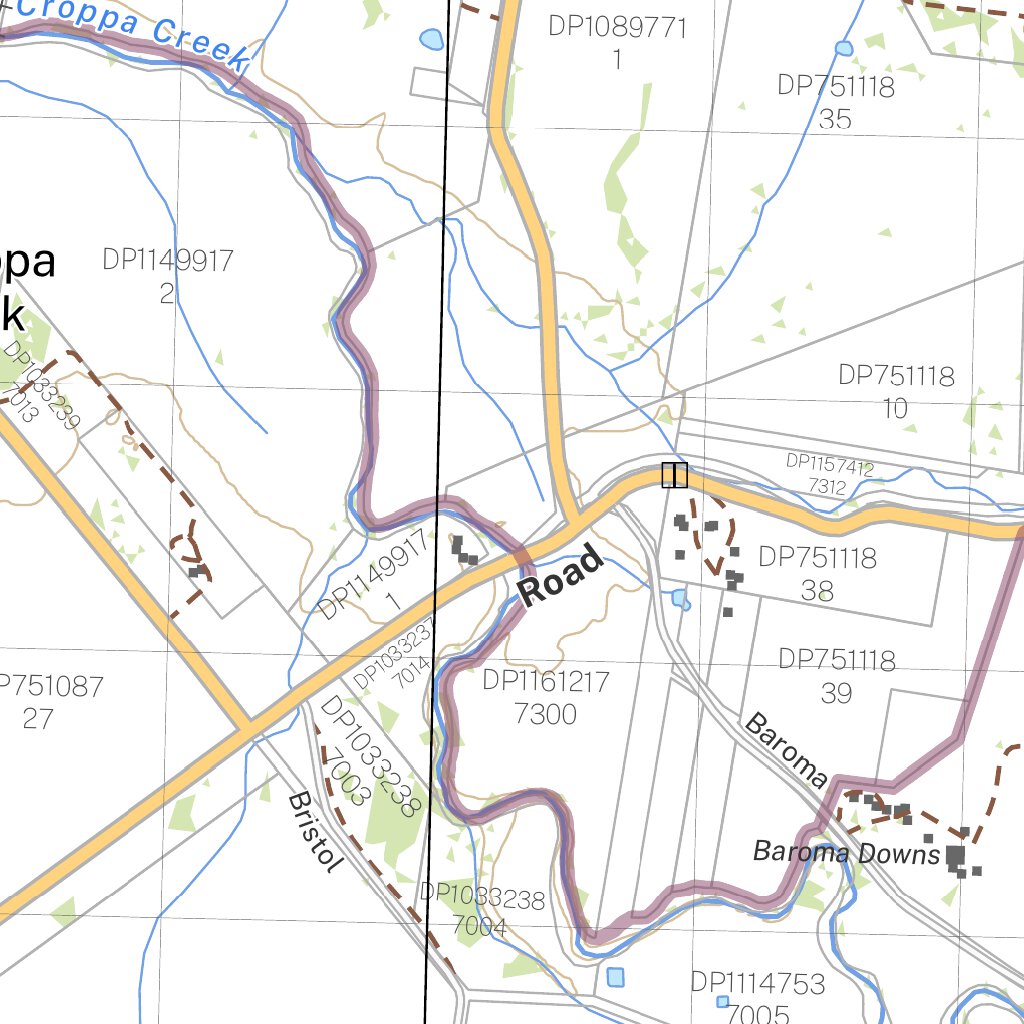 Croppa Creek 8939-N Map by NSW Government Spatial Services | Avenza Maps