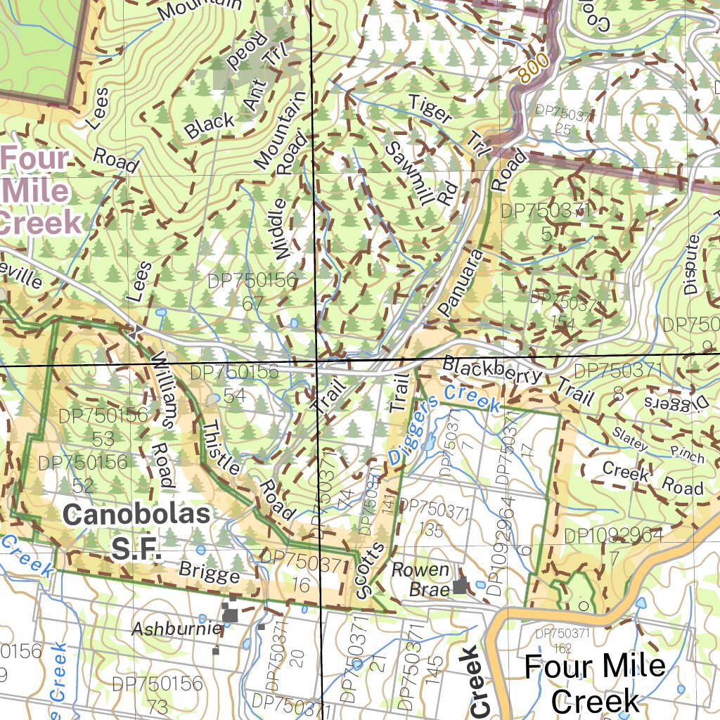Cudal 8631-S Map by NSW Government Spatial Services | Avenza Maps