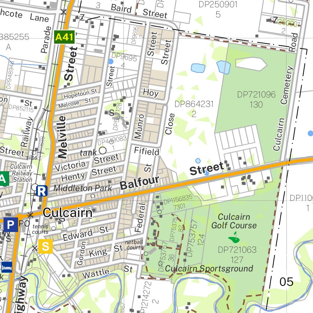 Culcairn 8326-4S Map by NSW Government Spatial Services | Avenza Maps