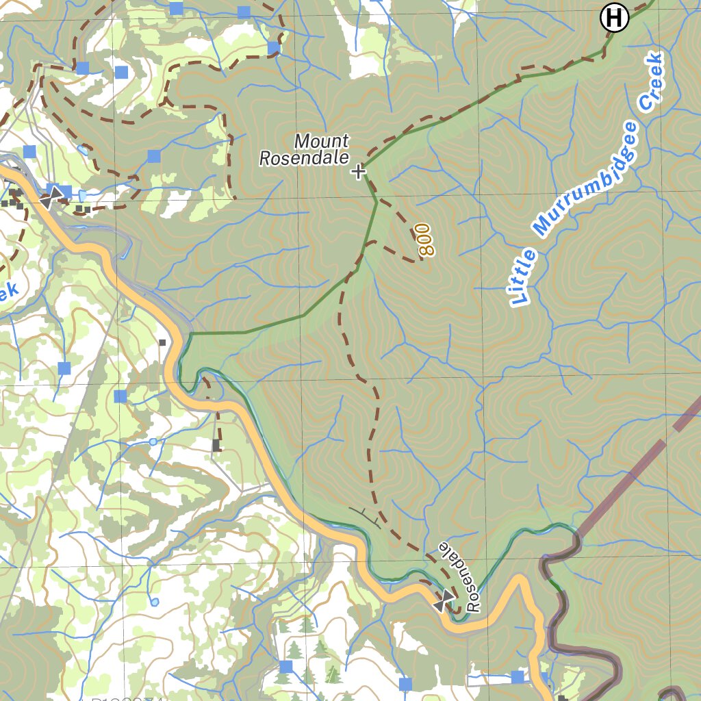 Delegate 8623-N Map by NSW Government Spatial Services | Avenza Maps