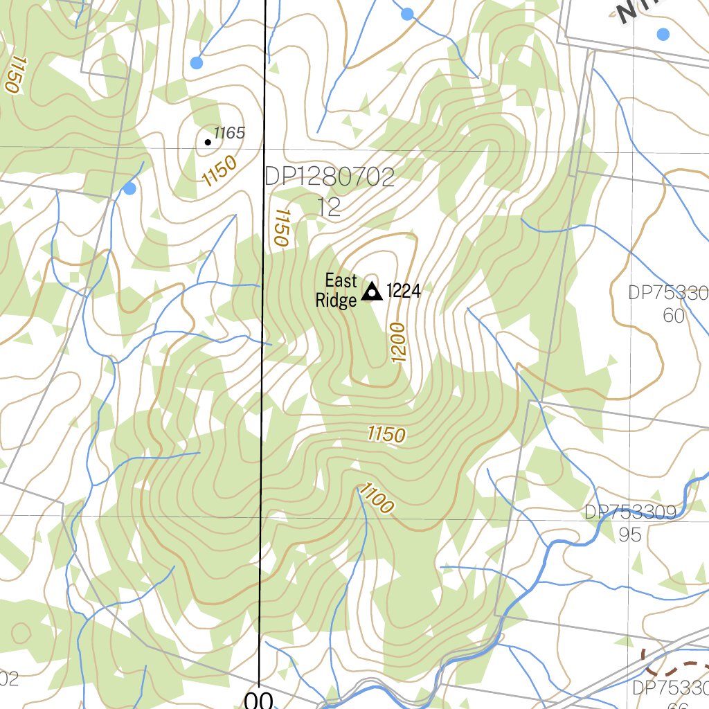Dundee 9238-1N Map by NSW Government Spatial Services | Avenza Maps