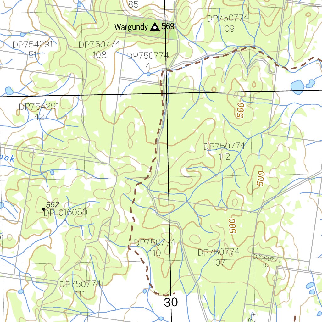 Dunedoo 8733-N Map by NSW Government Spatial Services | Avenza Maps