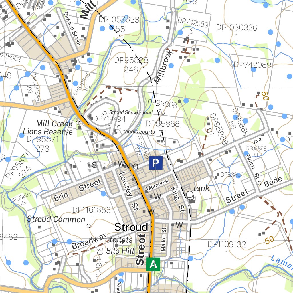 Dungog 9233-2S Map by NSW Government Spatial Services | Avenza Maps