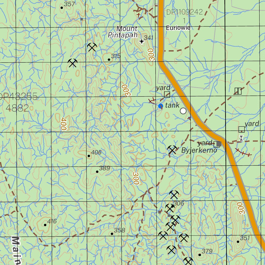 Fowlers Gap 7235 Map by NSW Government Spatial Services | Avenza Maps