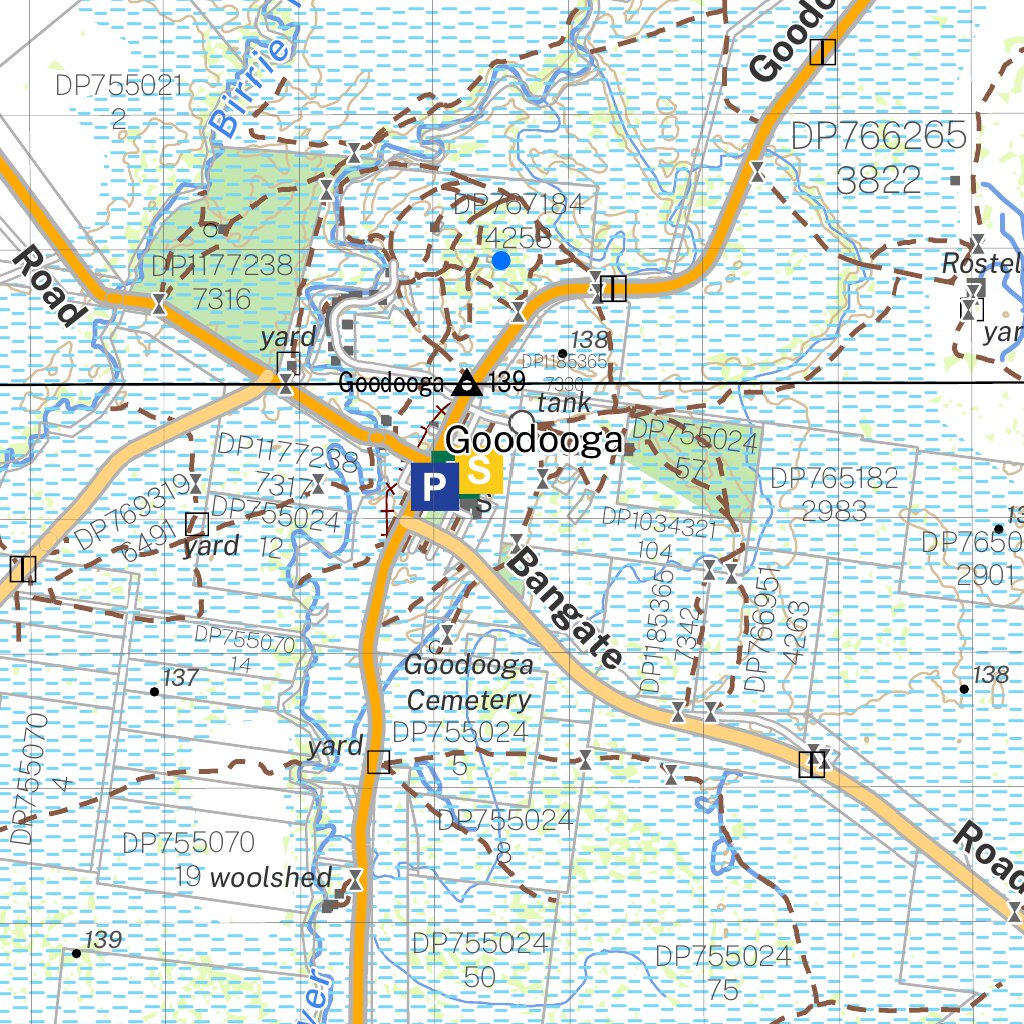 Goodooga 8339 Map by NSW Government Spatial Services | Avenza Maps