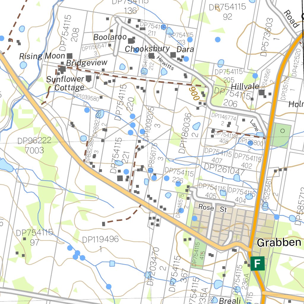 Grabben Gullen 8728-1N Map by NSW Government Spatial Services | Avenza Maps