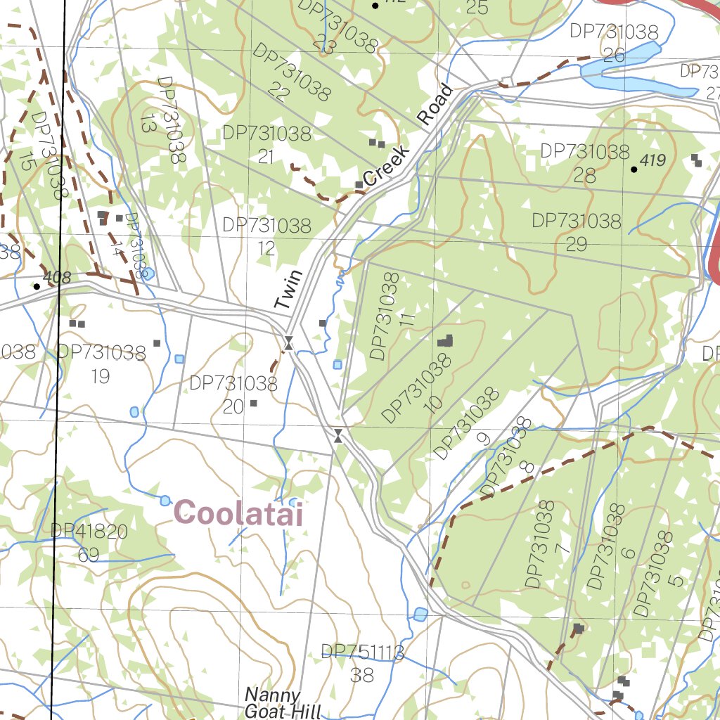 Graman 9039-S Map by NSW Government Spatial Services | Avenza Maps
