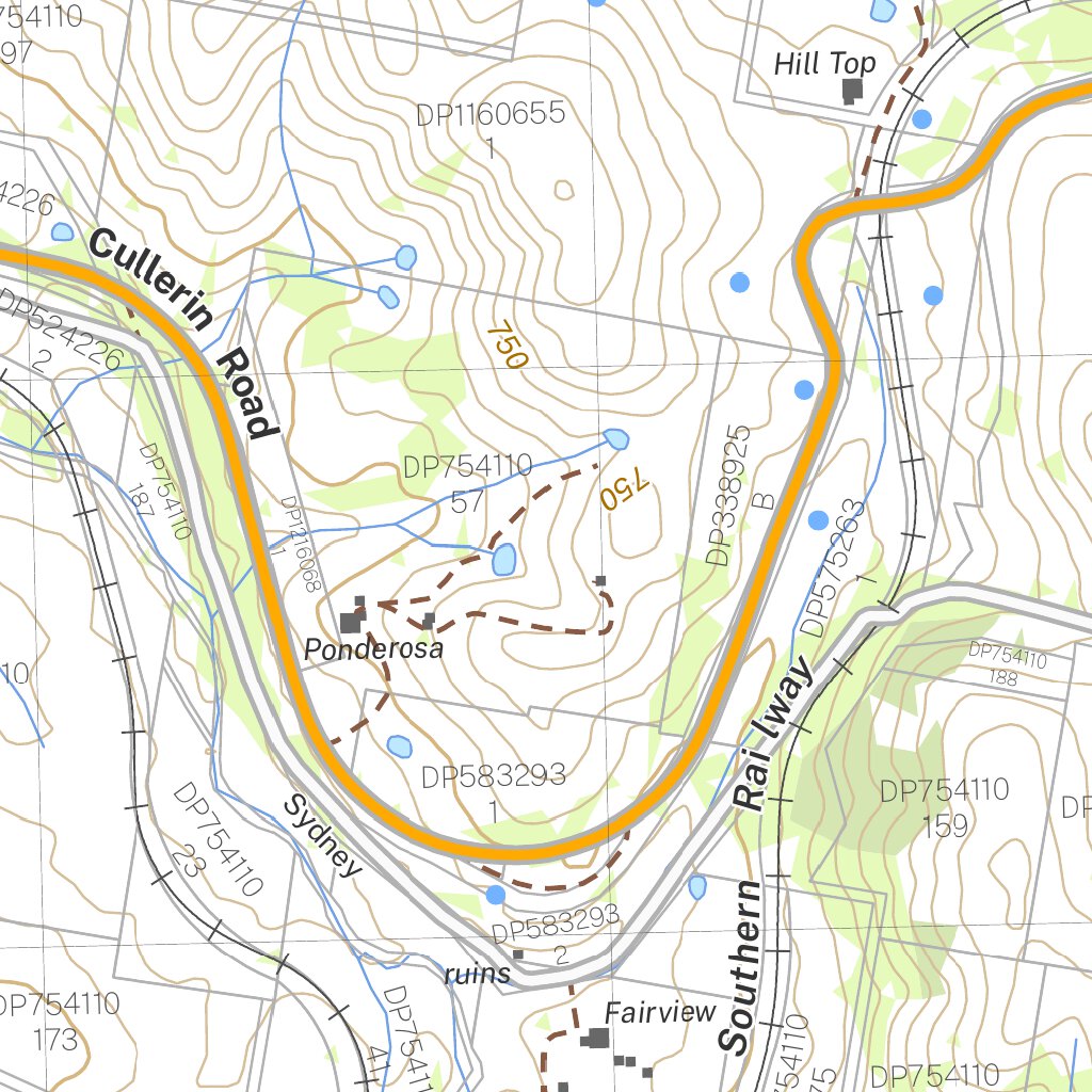 Gunning 8728-2N Map by NSW Government Spatial Services | Avenza Maps