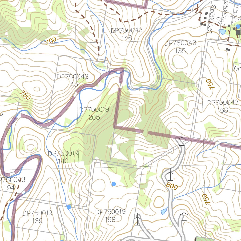 Gurrundah 8728-1S Map by NSW Government Spatial Services | Avenza Maps