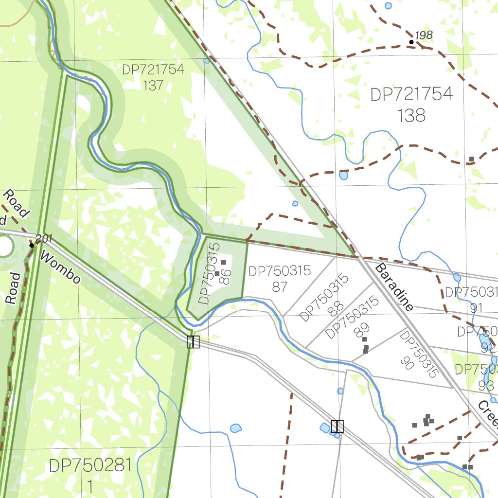 Gwabegar 8636-N Map by NSW Government Spatial Services | Avenza Maps