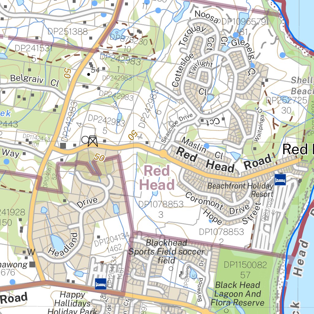 Hallidays Point 9433-4N Map by NSW Government Spatial Services | Avenza ...