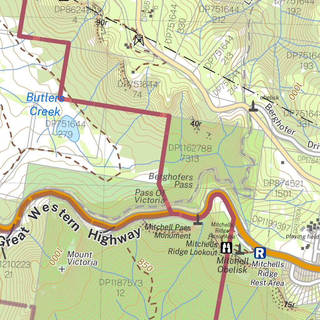 Hartley 8930-4N Map by NSW Government Spatial Services | Avenza Maps