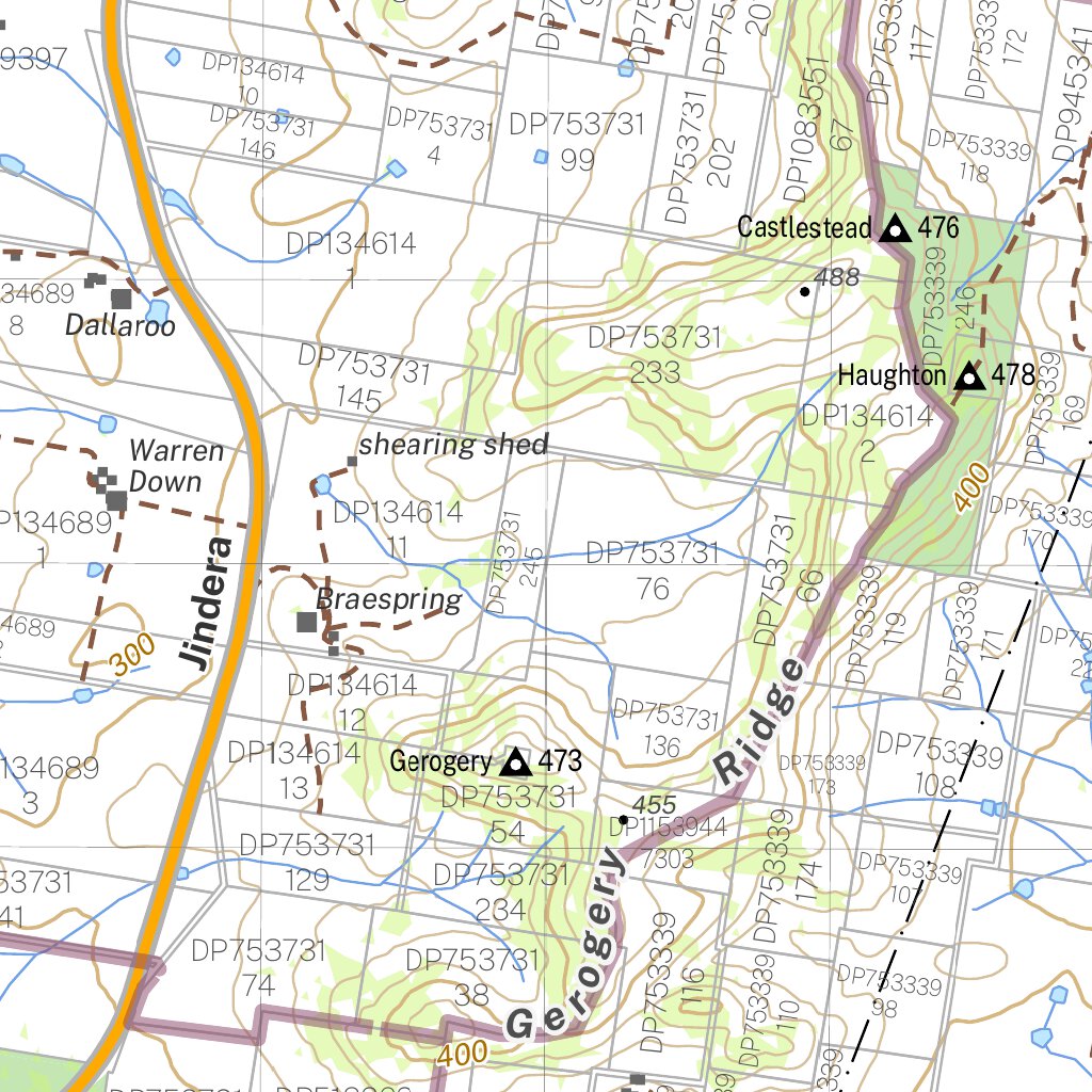 Howlong 8226-S Map by NSW Government Spatial Services | Avenza Maps