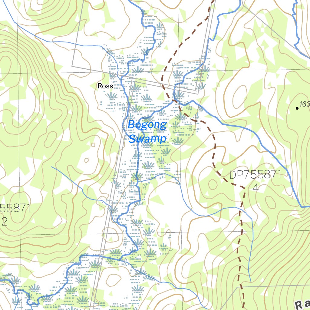 Jagungal 8525-1S Map by NSW Government Spatial Services | Avenza Maps