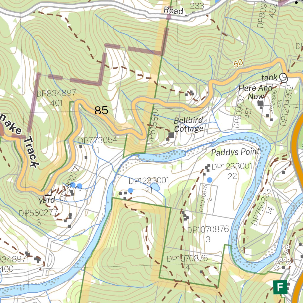 Kiah 8823-1S Map by NSW Government Spatial Services | Avenza Maps