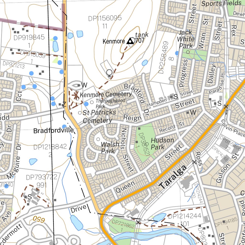 Kingsdale 8828-4S Map by NSW Government Spatial Services | Avenza Maps